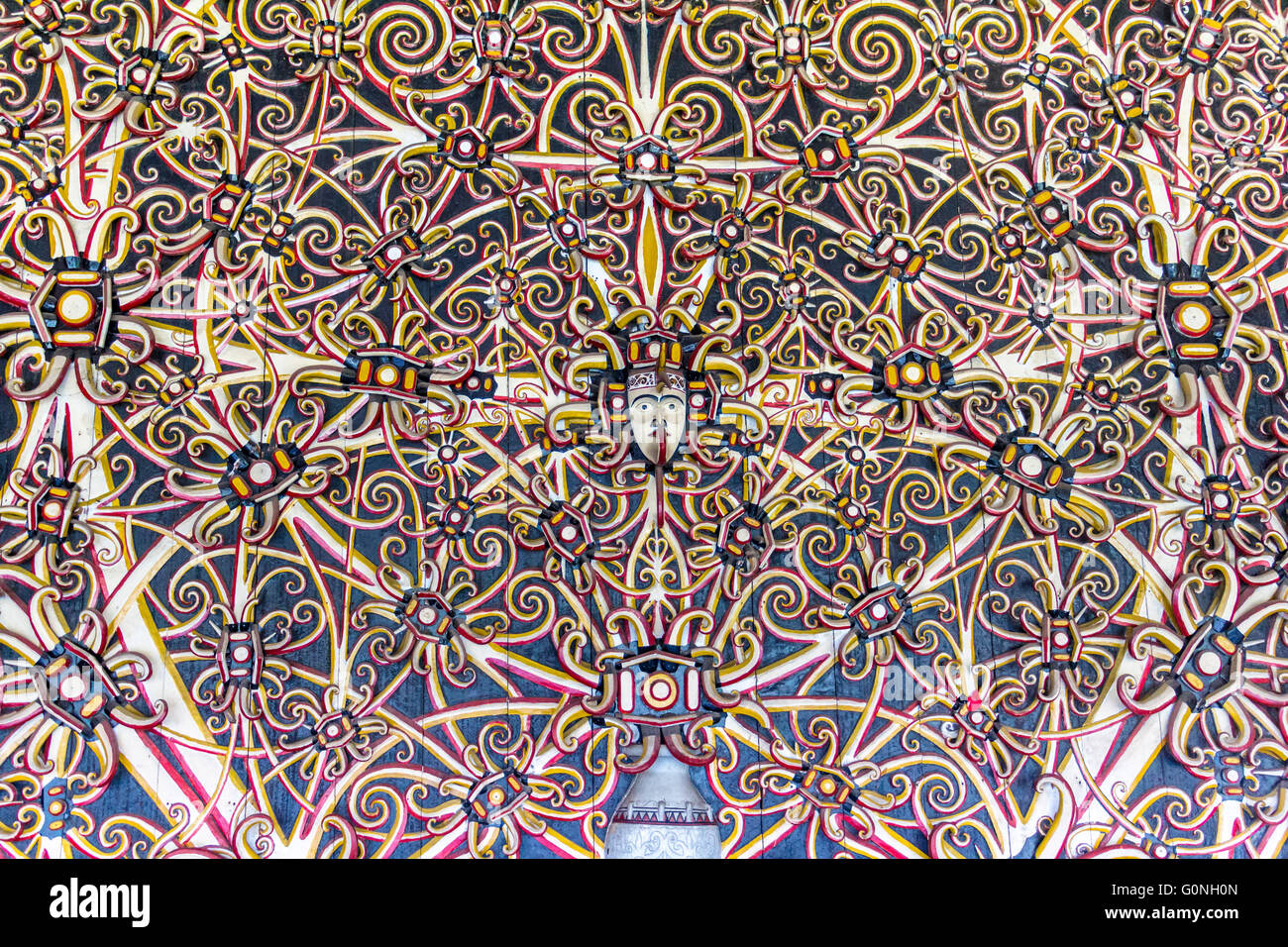 Traditional wood pattern from Indonesia Stock Photo - Alamy