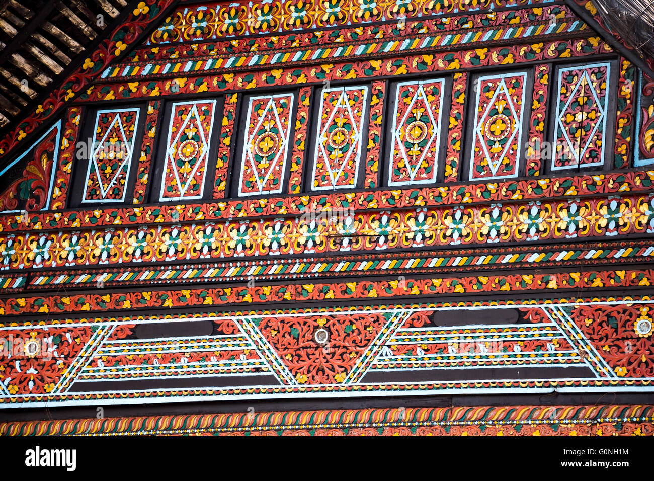 Traditional wood pattern from Indonesia Stock Photo - Alamy