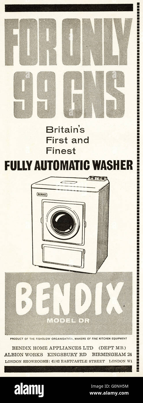 Original old vintage 1960s magazine advert dated 1962. Advertisement ...