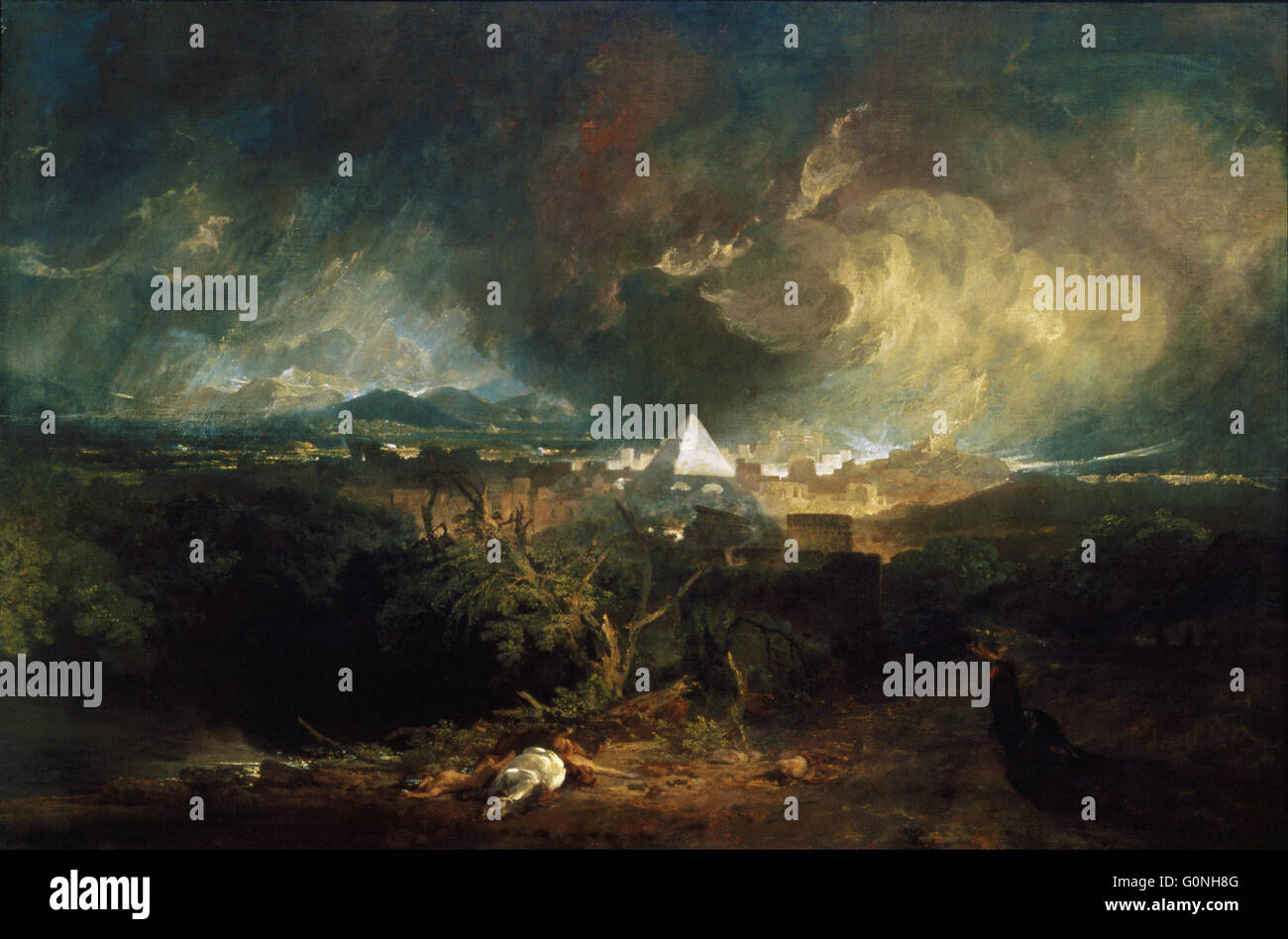 Joseph Mallord William Turner - The Fifth Plague of Egypt Stock Photo ...