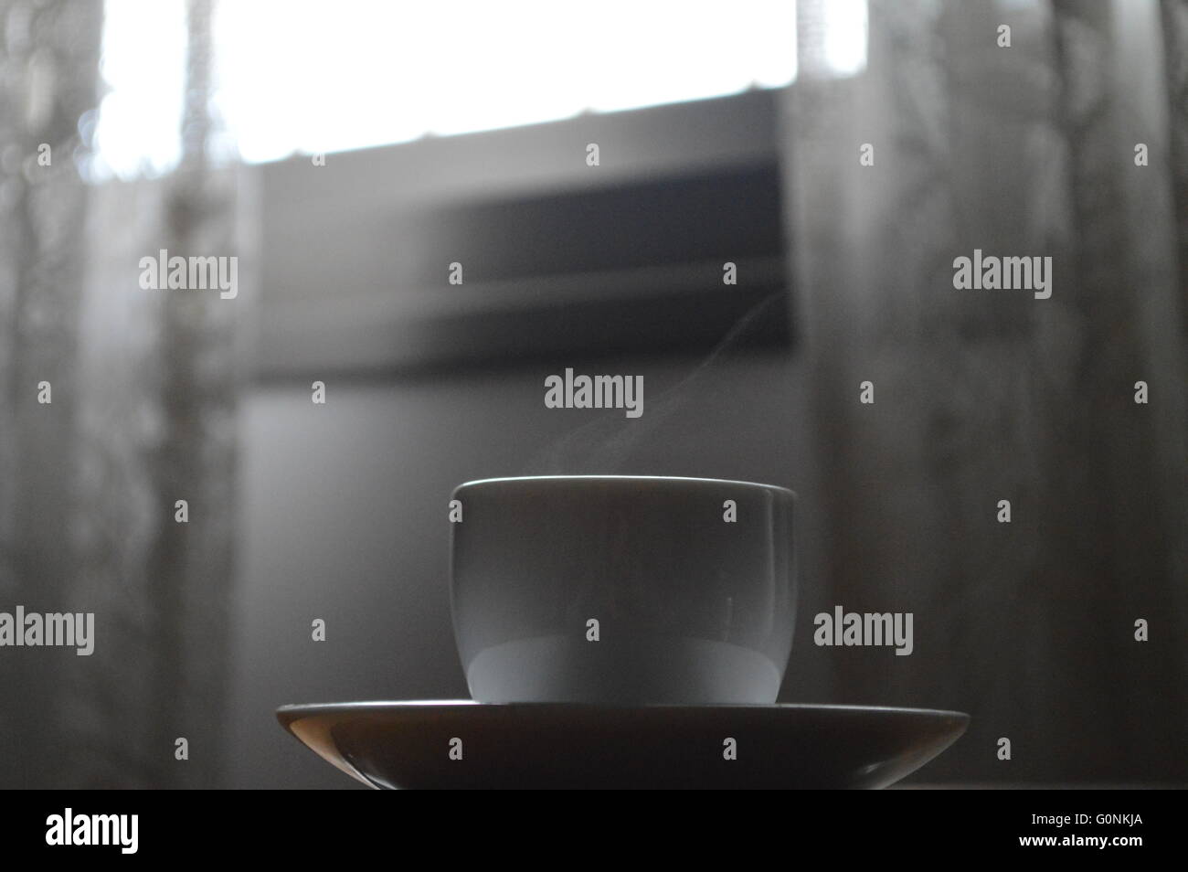 Morning coffee window hi-res stock photography and images - Alamy