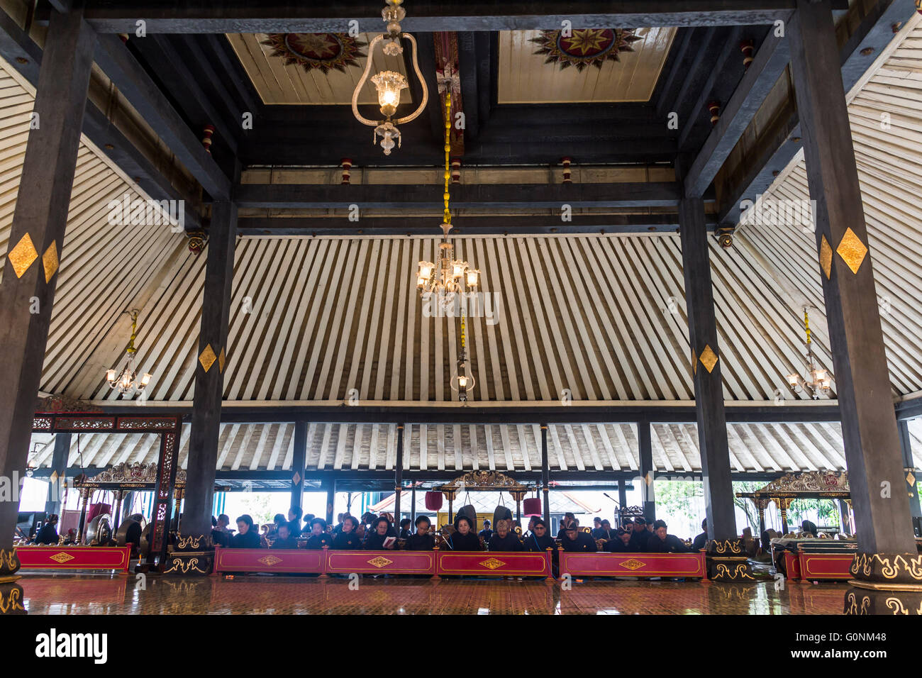 Traditional indonesian music in Yogykarta Stock Photo - Alamy