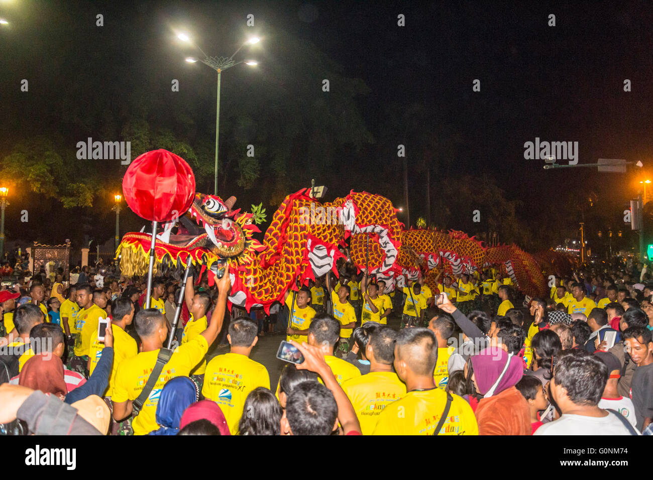 Chinese dragon festival in yogyakarta hi-res stock photography and ...