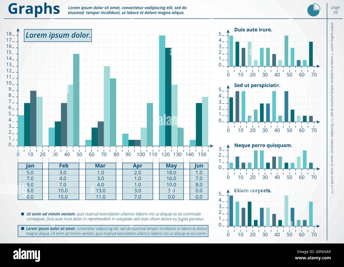 6 page Stock Vector Images - Alamy