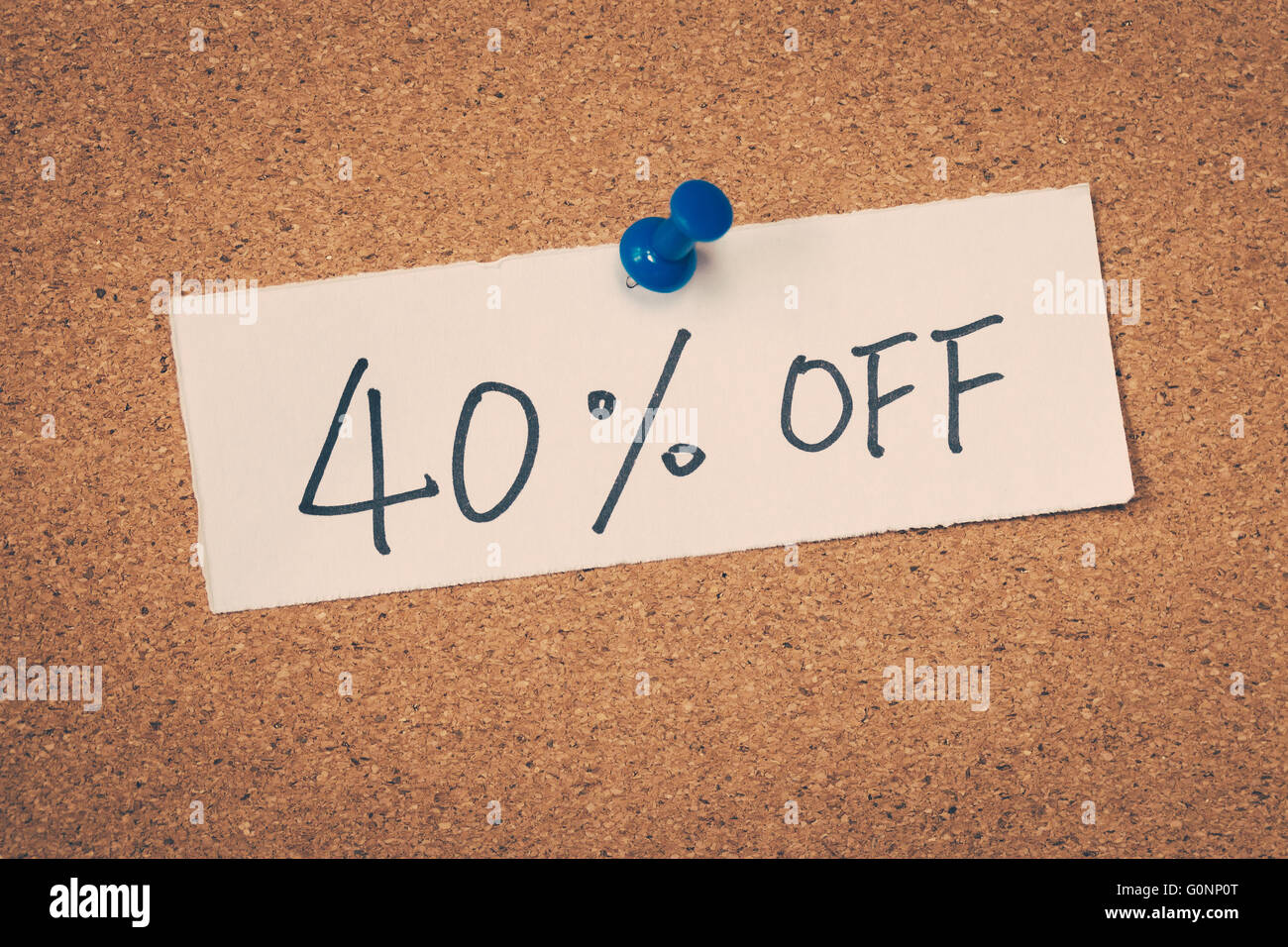 40% forty percent off Stock Photo - Alamy