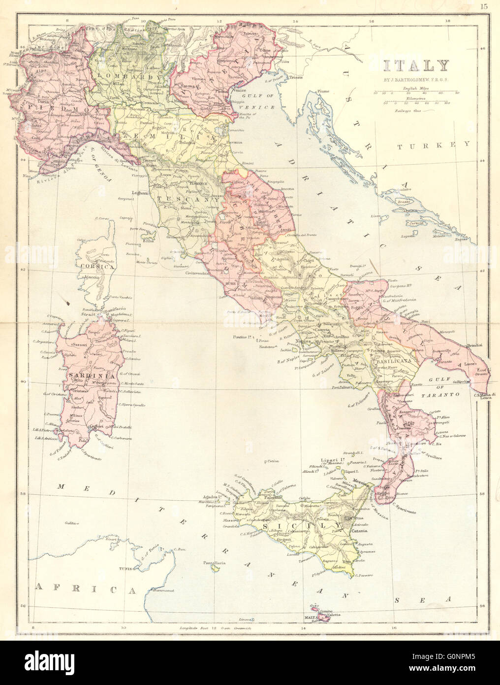 Italy geography hi-res stock photography and images - Alamy