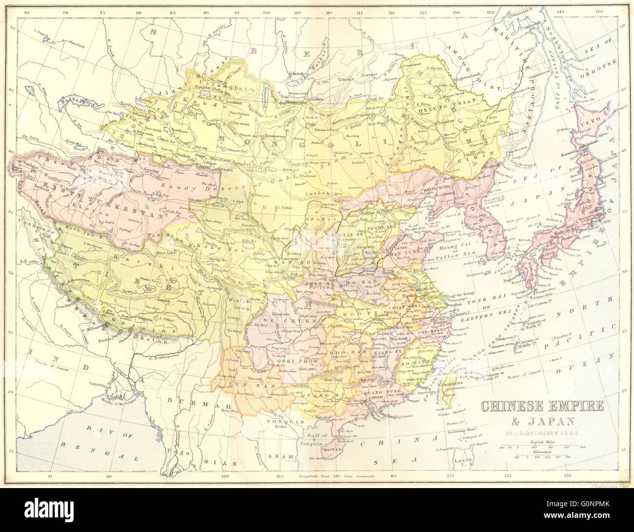 Japan modern map hi-res stock photography and images - Alamy