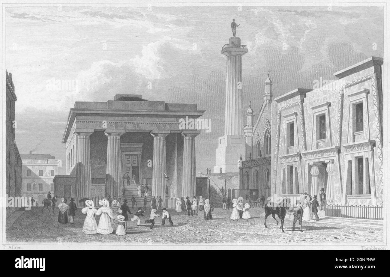 Devonport column Black and White Stock Photos & Images - Alamy