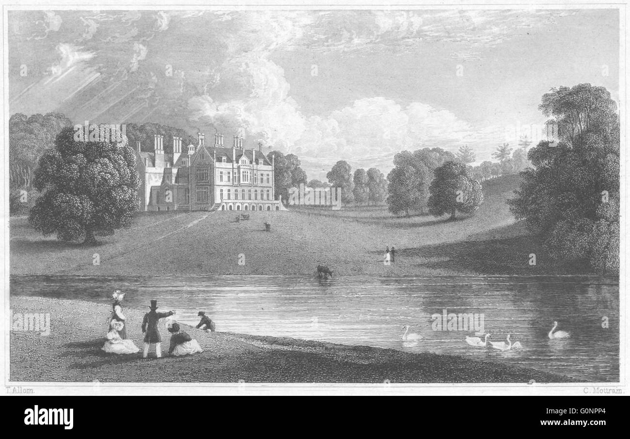 DEVON: Kitley House (The seat of Edmund Pollexfen Bastard Esq MP ...