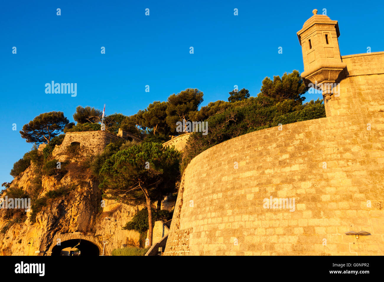 Fort Antoine in Monaco. Monaco-Ville, Monaco Stock Photo - Alamy