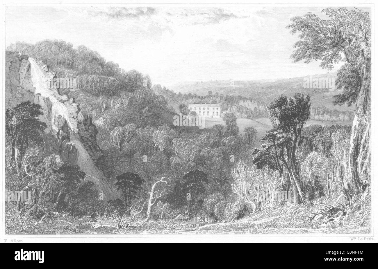 DEVON: Canonteign House (Seat of the Hon Pownoll Bastard Pellew, Capn ...