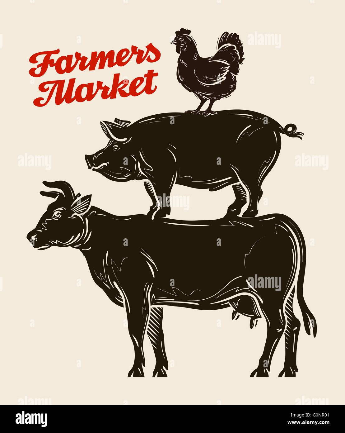 farm animals, livestock farming, husbandry, cattle breeding Stock ...