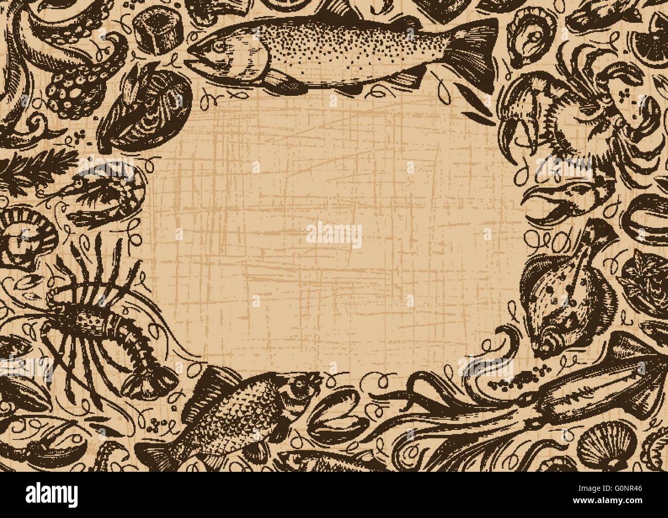 Fish restuarant Stock Vector Images - Alamy