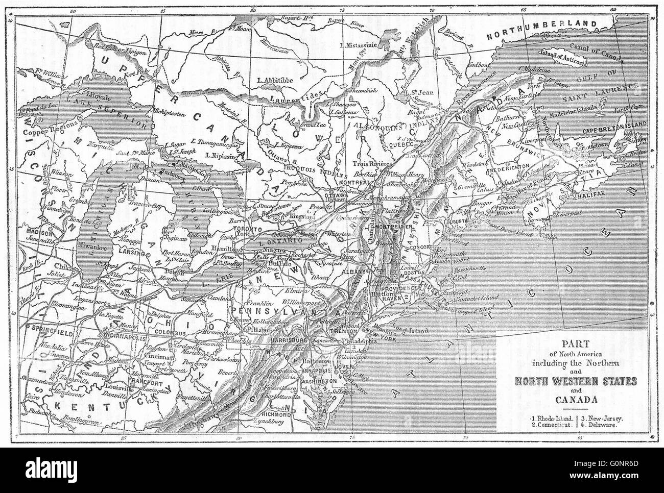 North America In 1870