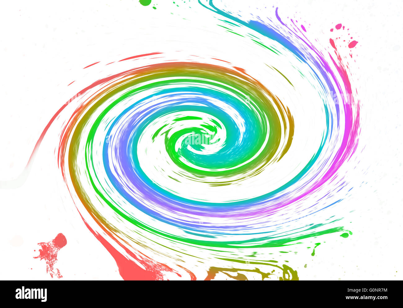 Orange colour twirl pattern background hi-res stock photography and ...