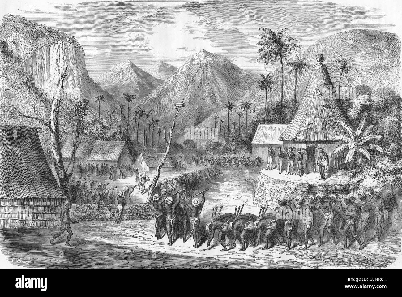 Fiji dance Black and White Stock Photos & Images - Alamy