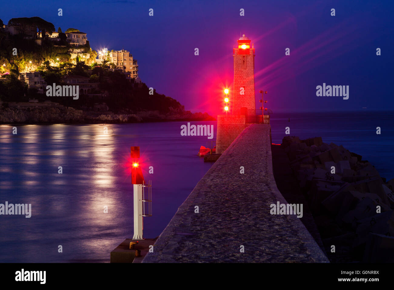 Marina beaulieu sur mer alpes maritimes french riviera hi-res stock ...
