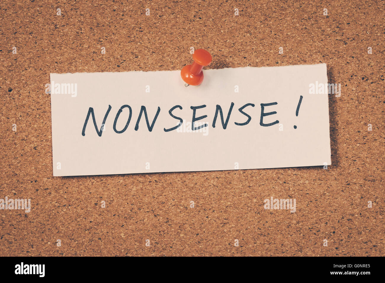 Nonsense sign board hi-res stock photography and images - Alamy