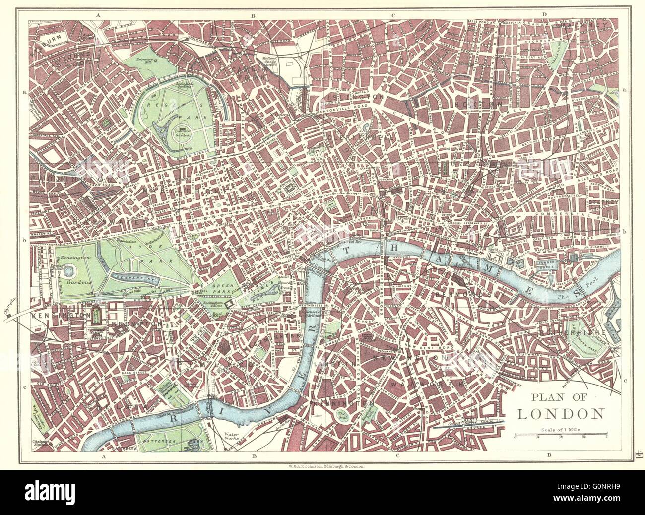 Map of southwark 19th century hi-res stock photography and images - Alamy