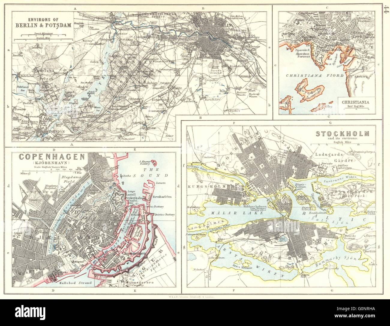 European political map 19th century hi-res stock photography and images ...