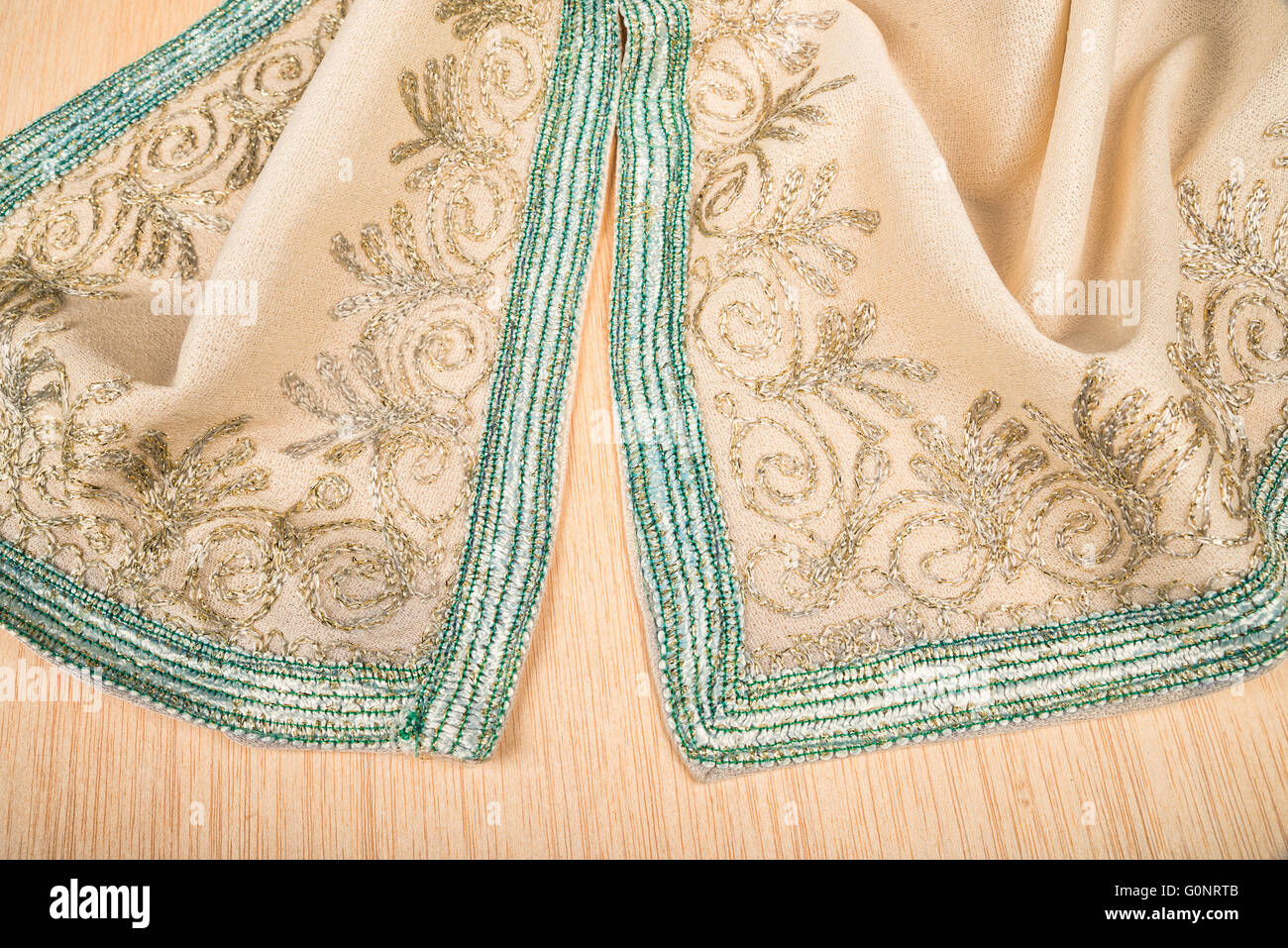Detail take of beautiful handmade embroidery Stock Photo - Alamy