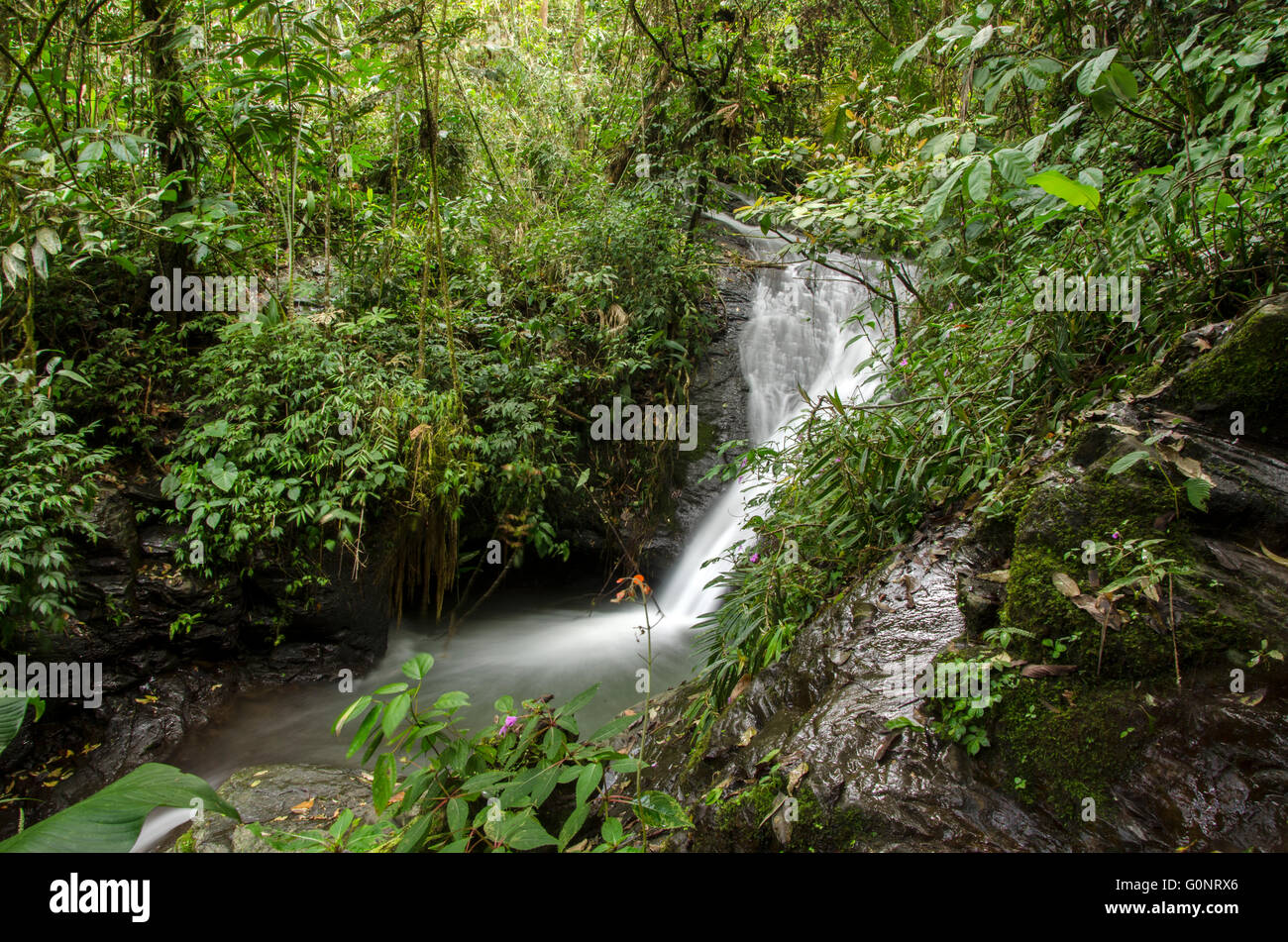 Curug Tujuh Cibolang in Panjalu Ciamis, West Java is located in Sanding ...