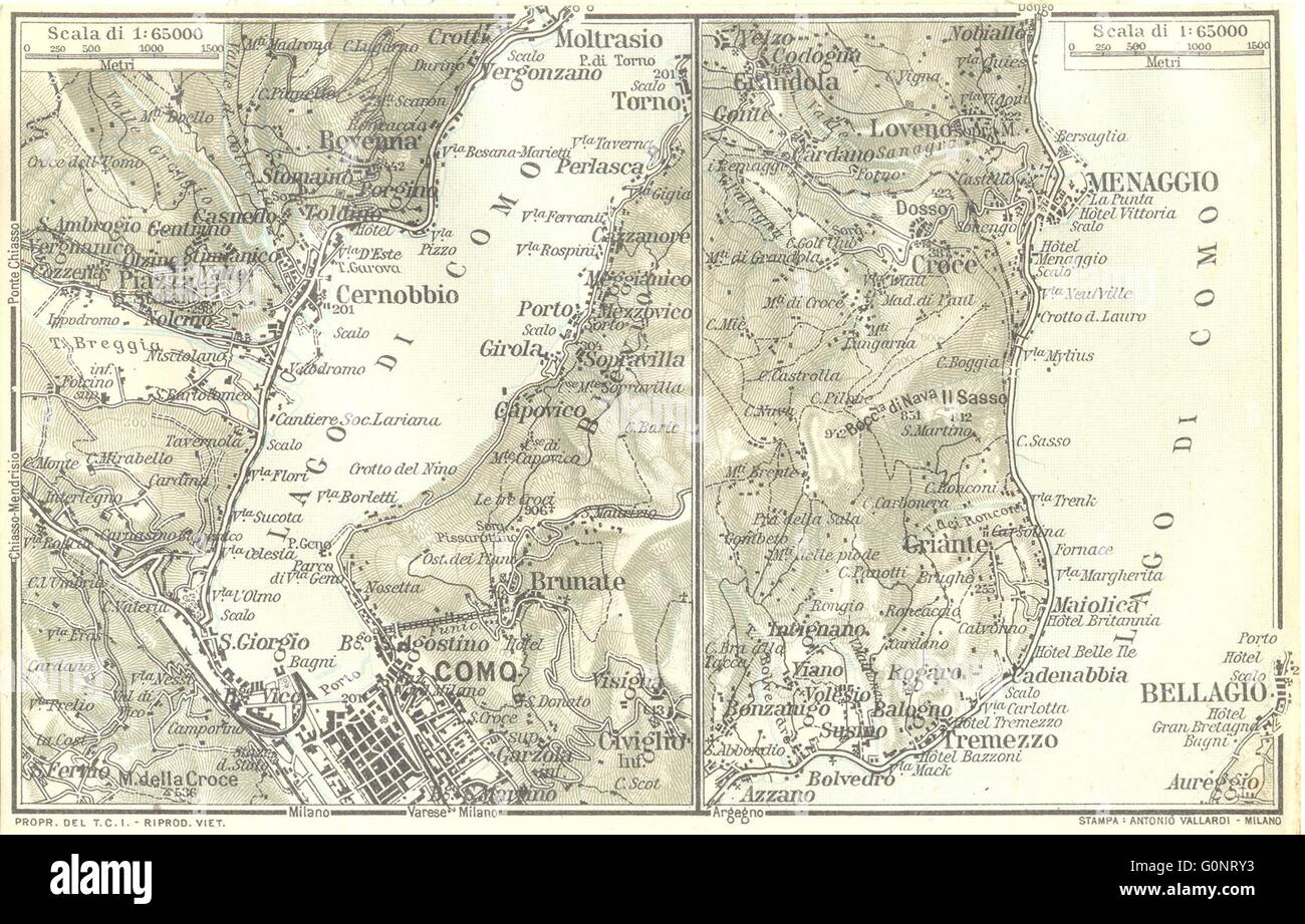 Vintage tremezzo hi-res stock photography and images - Alamy