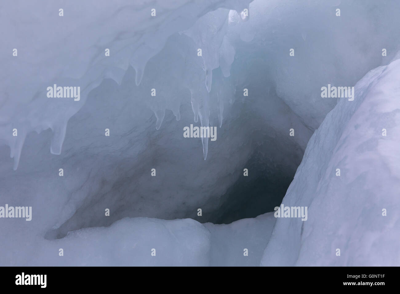 Snow caves of ice Stock Photo - Alamy