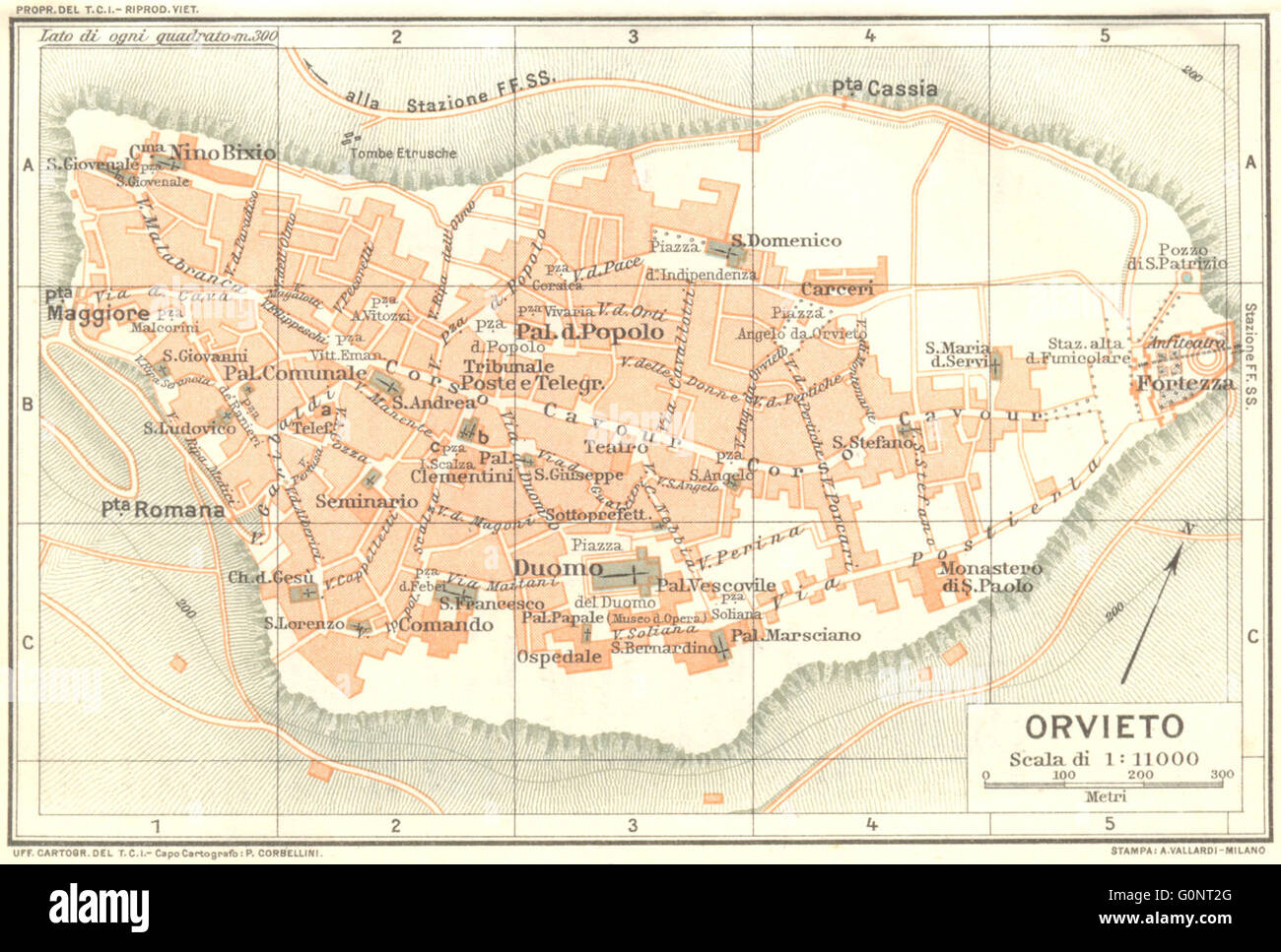 Map of rome hi-res stock photography and images - Alamy