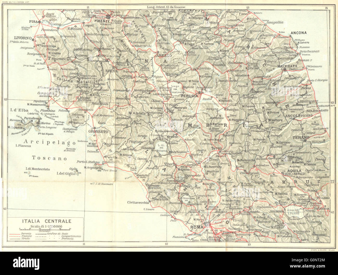 Montecchio Italy Map