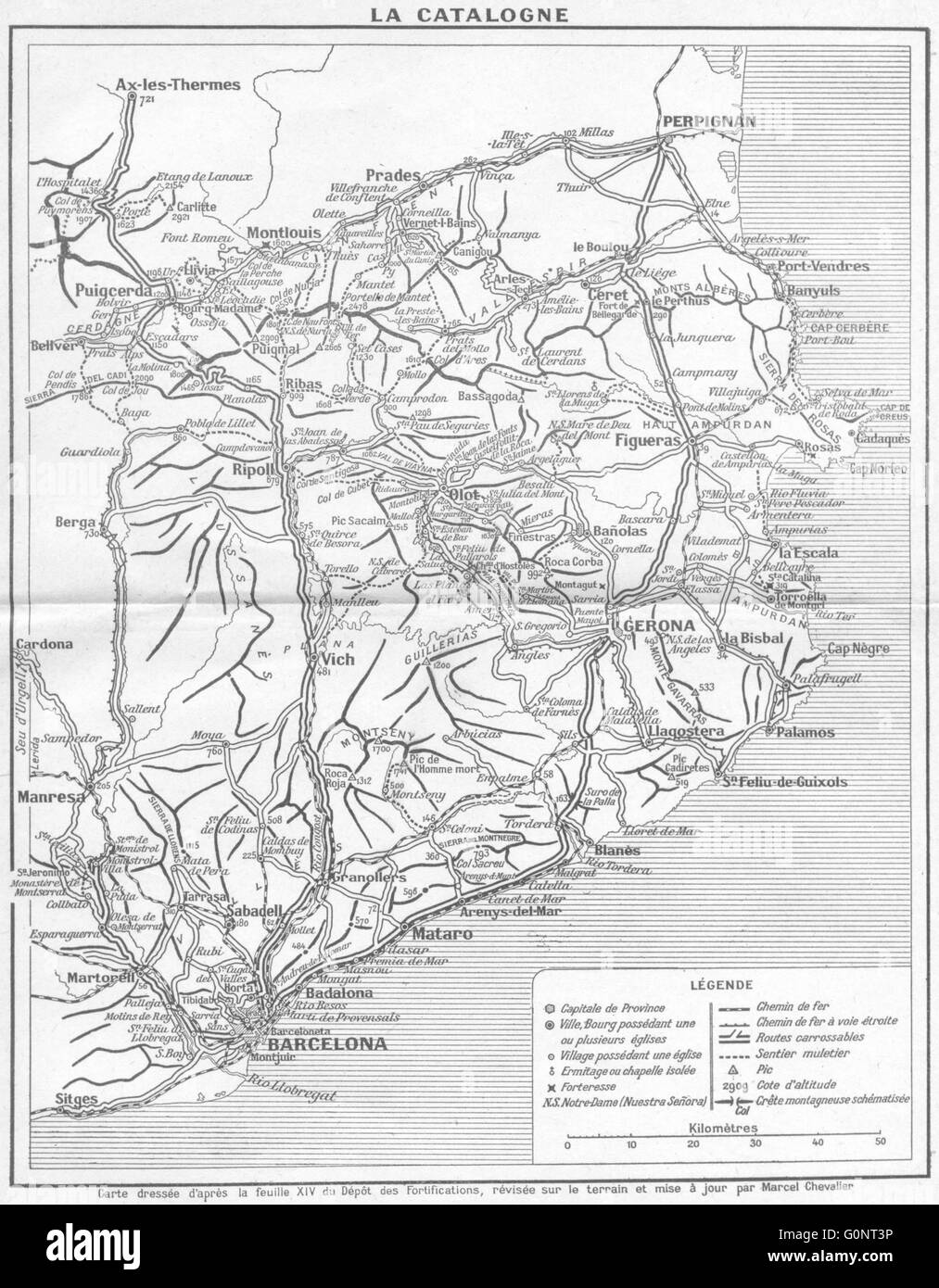 Map of catalonia hi-res stock photography and images - Alamy