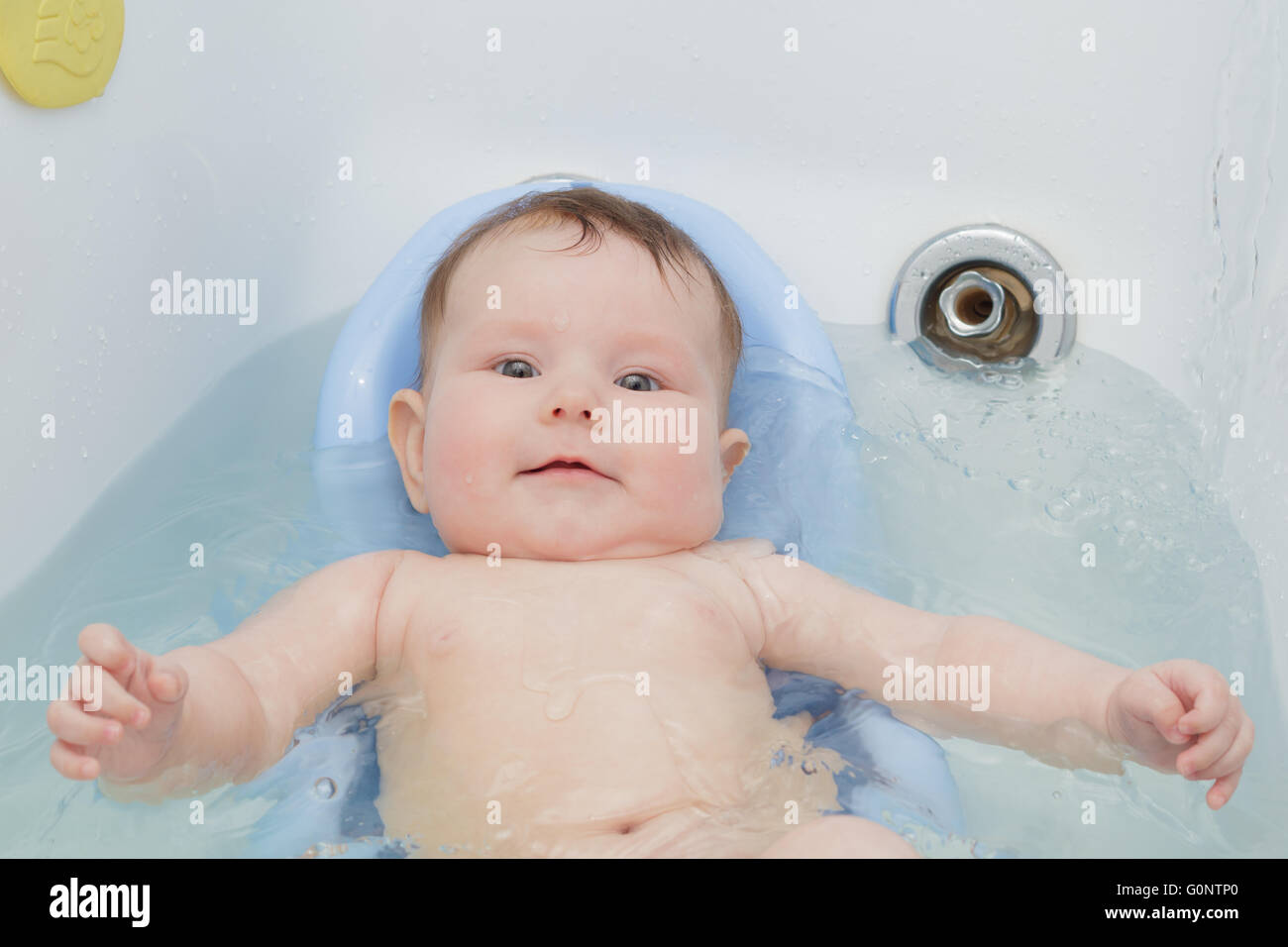Newborn baby bathe and swim Stock Photo - Alamy