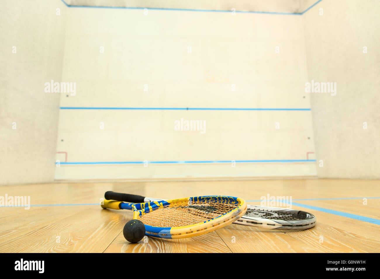 Squash racket closeup Stock Photo - Alamy