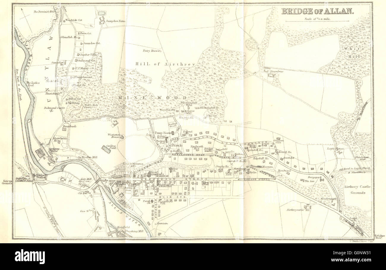 Stirling map hi-res stock photography and images - Alamy
