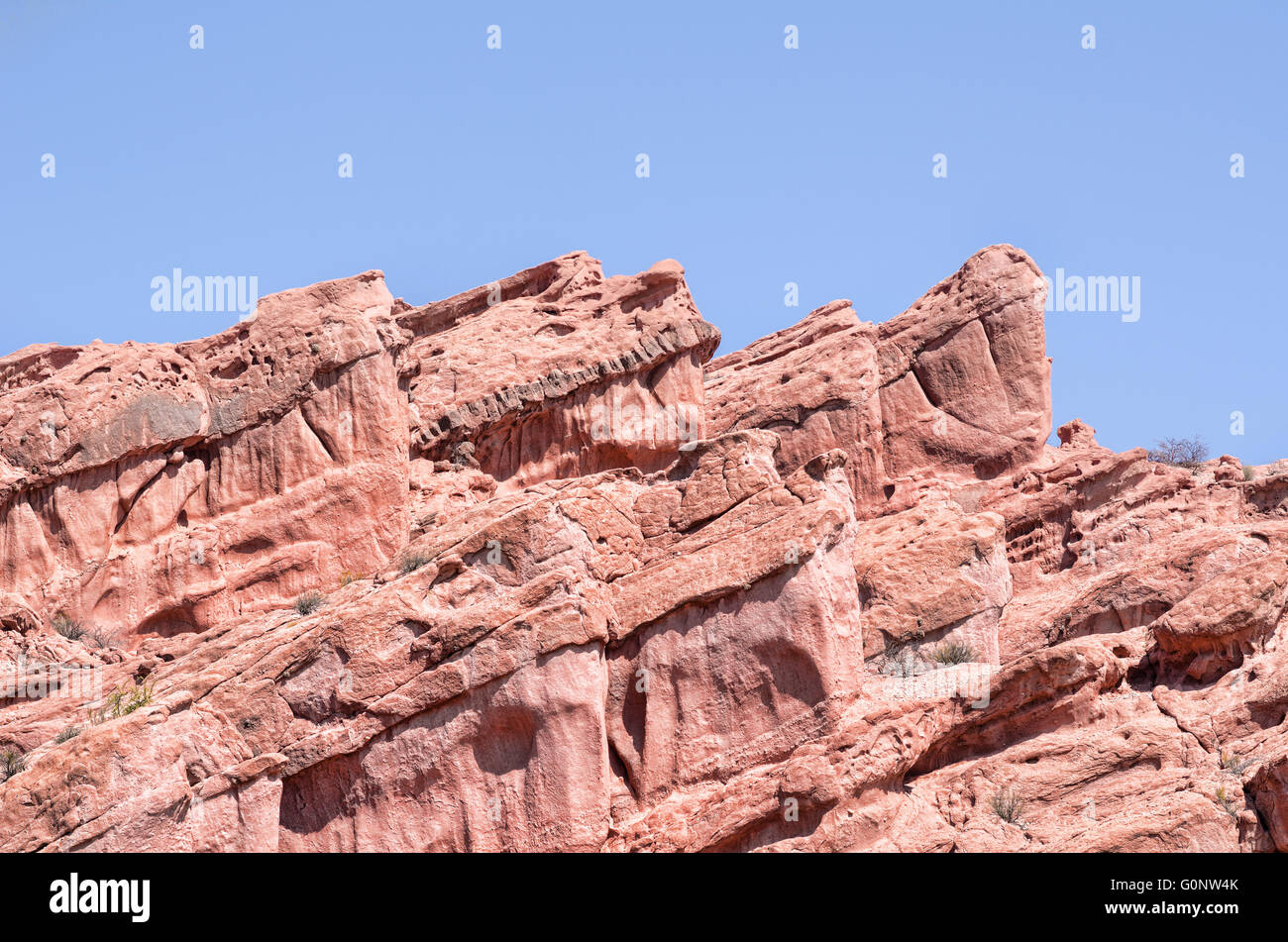 Detail take of red limestone rock formation Stock Photo - Alamy