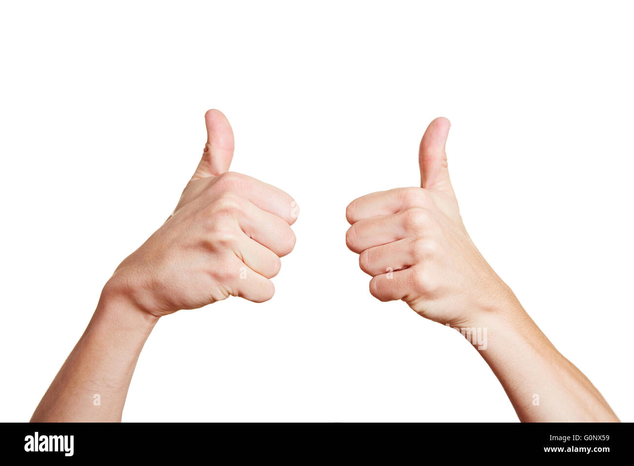 Man holding thumbs up symbol hi-res stock photography and images - Alamy