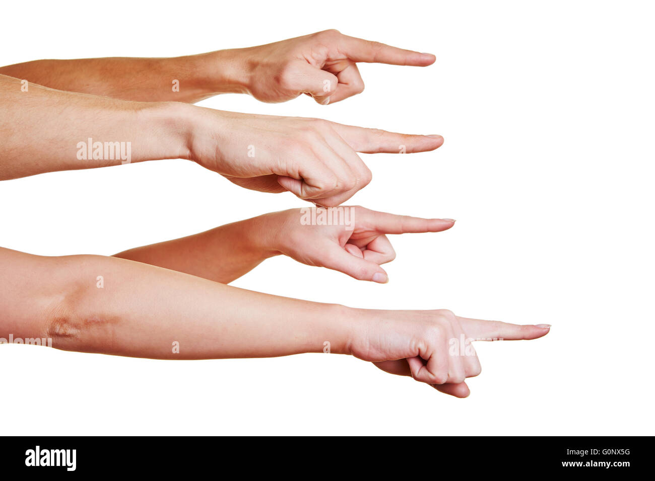 Girl mockery Cut Out Stock Images & Pictures - Alamy