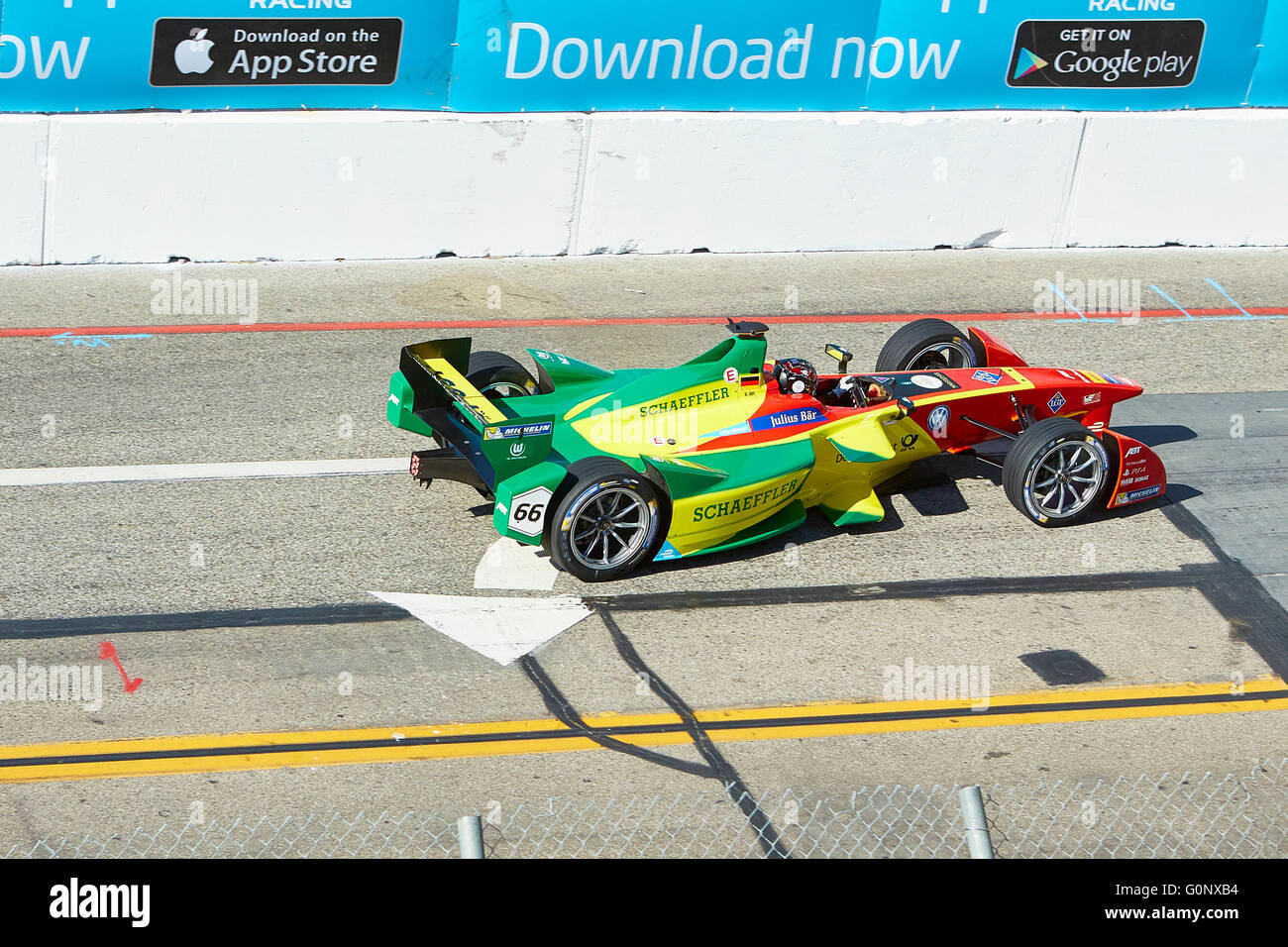 Daniel Abt Driving ABT Schaeffler Audi Sport Zero Emission Racing Car ...