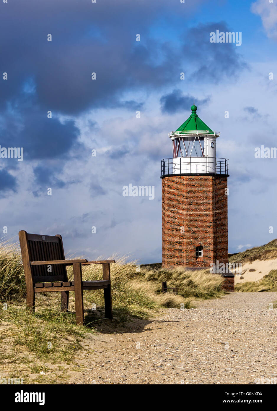 Lighthouse at Kampen - Sylt, Germany Stock Photo - Alamy
