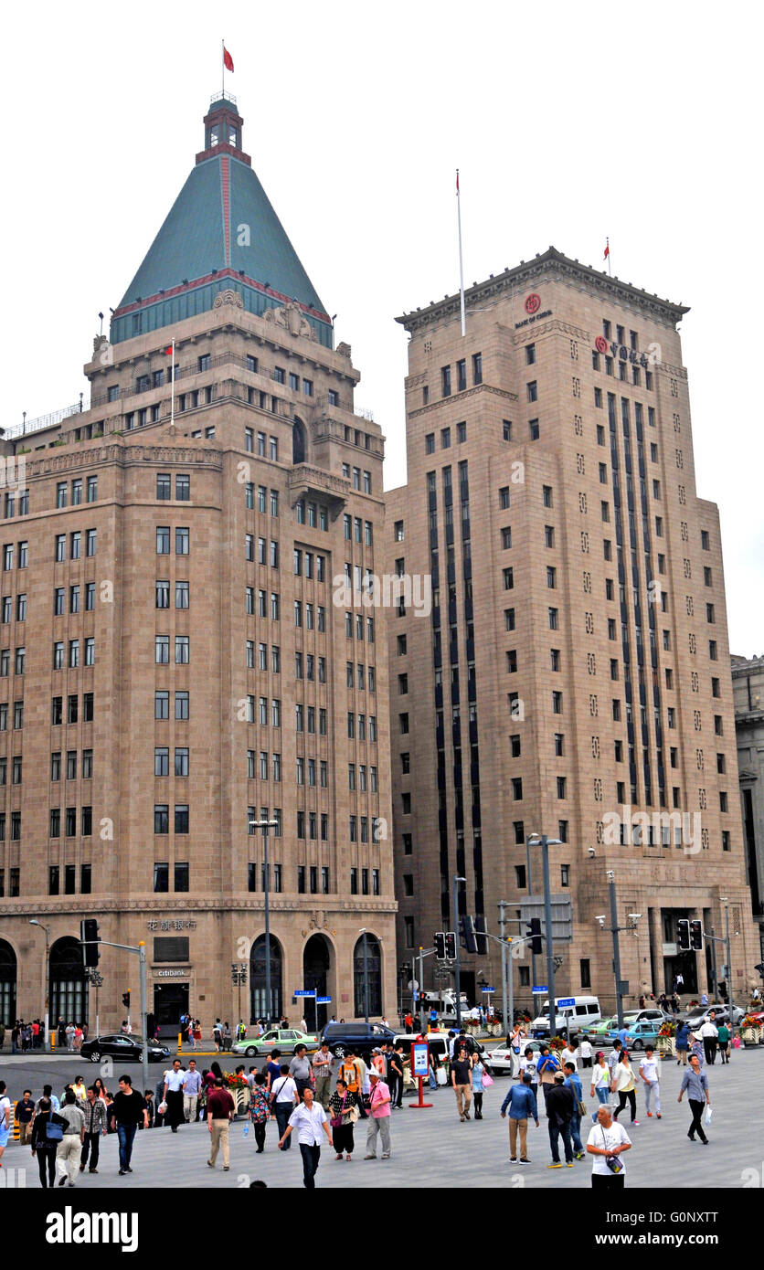 Bank china on bund shanghai hi-res stock photography and images - Alamy