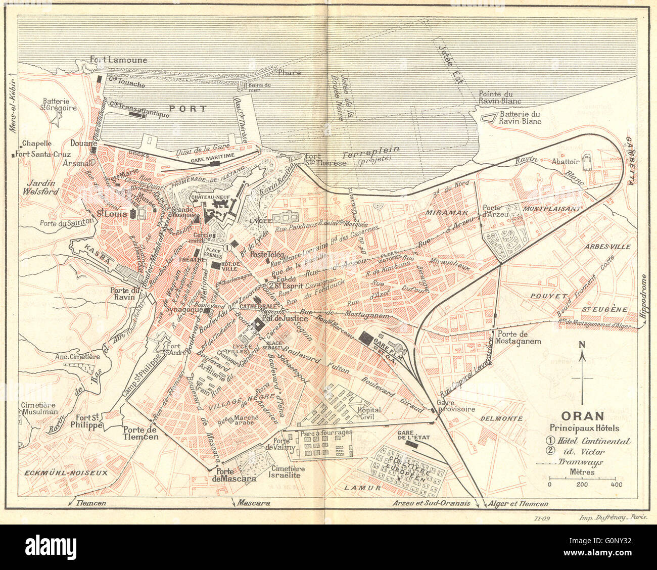 Oran map hi-res stock photography and images - Alamy
