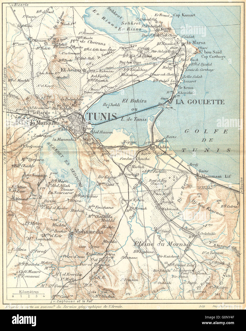 Tunisie map hi-res stock photography and images - Alamy