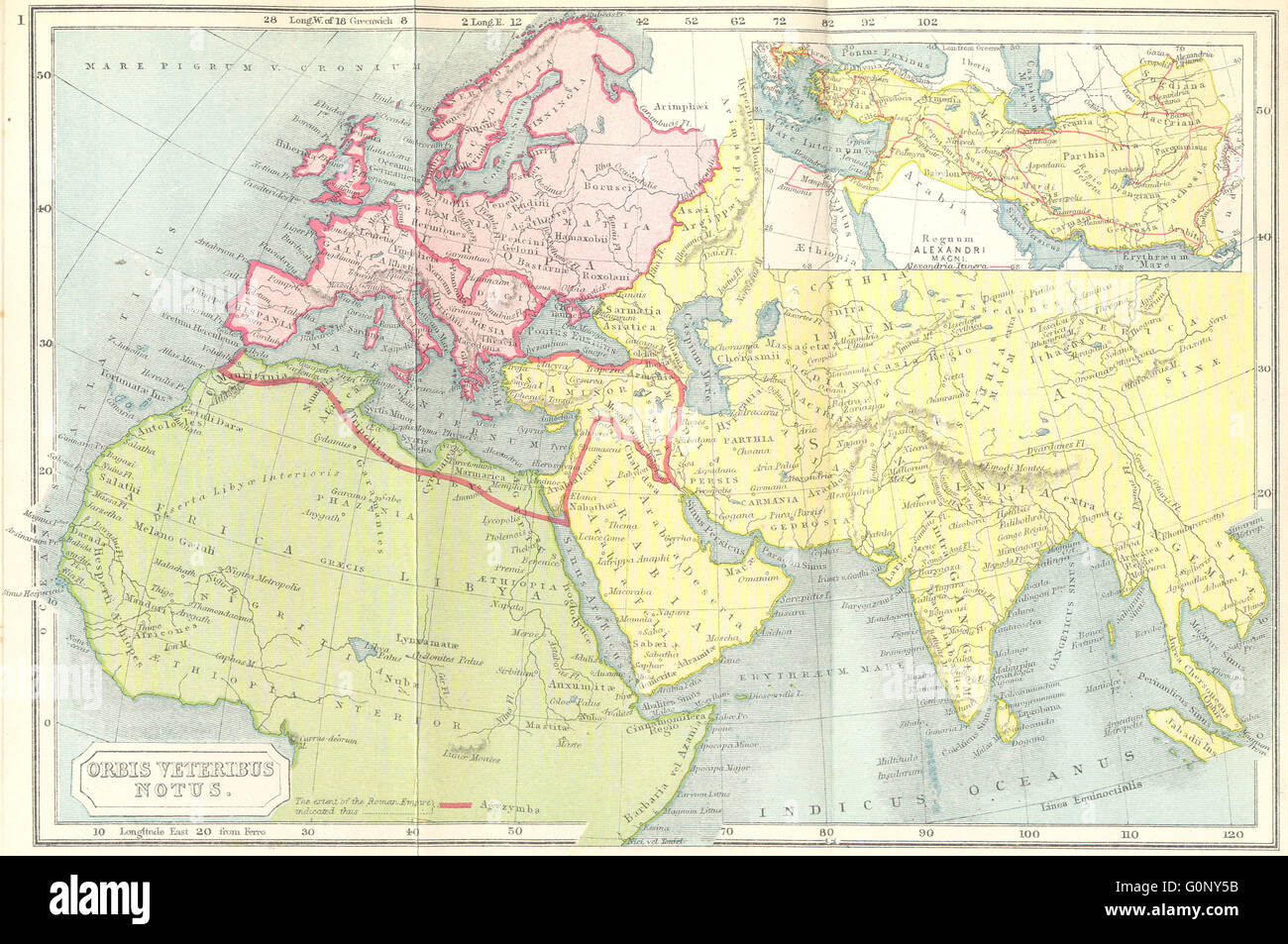 Map of roman world hi-res stock photography and images - Alamy