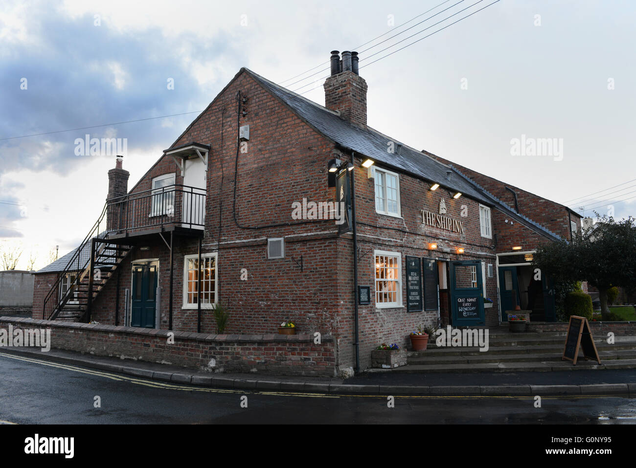 The Ship Inn, Acaster Malbis, near York, North Yorkshire, UK Stock ...