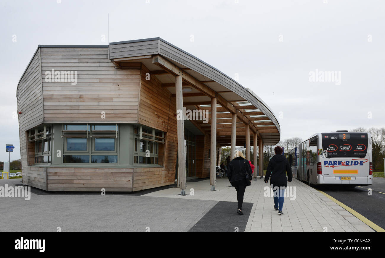 Askham Bar Park & Ride near York, North Yorkshire, UK Stock Photo - Alamy