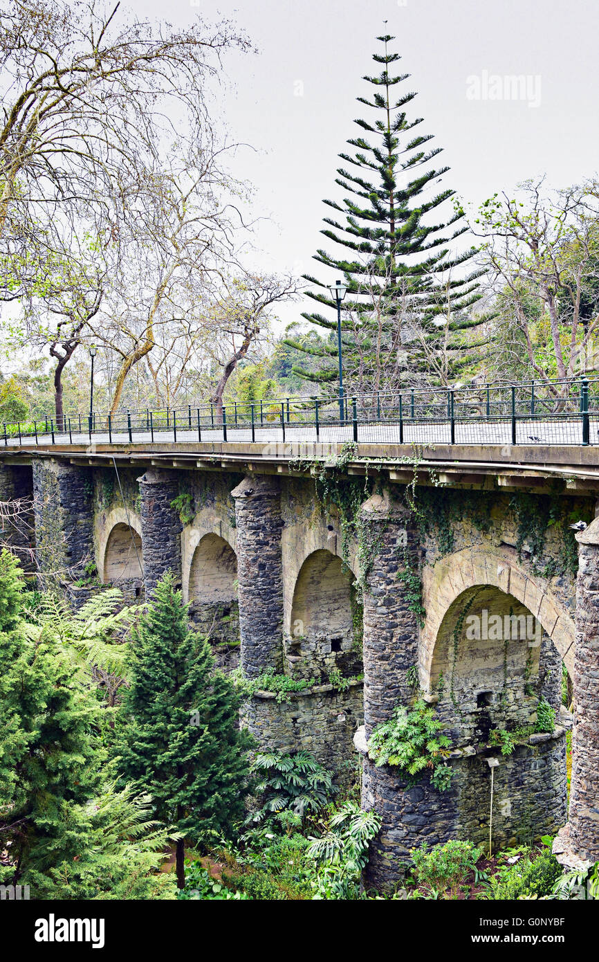Old railway bridge in Monte, Madeira, Portugal Stock Photo - Alamy