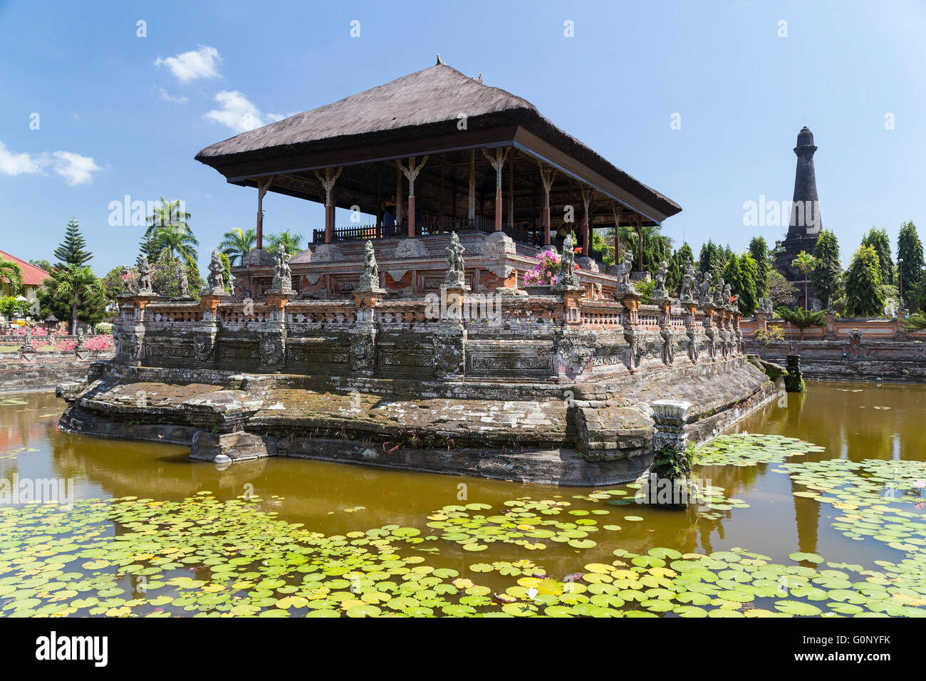 Kertha Gosa Pavilion in Klungkung Palace, Semarapura Stock Photo - Alamy