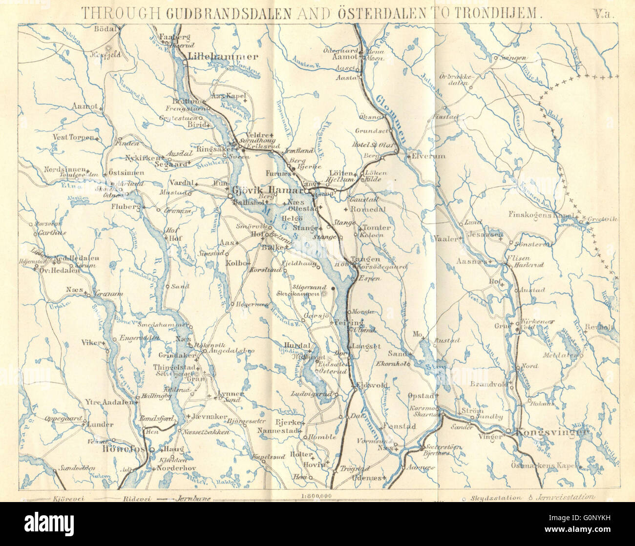 LAKE MJOSA. Mjøsa. Gudbrandsdalen. Lillehammer Gjovik Hamar. Norway ...