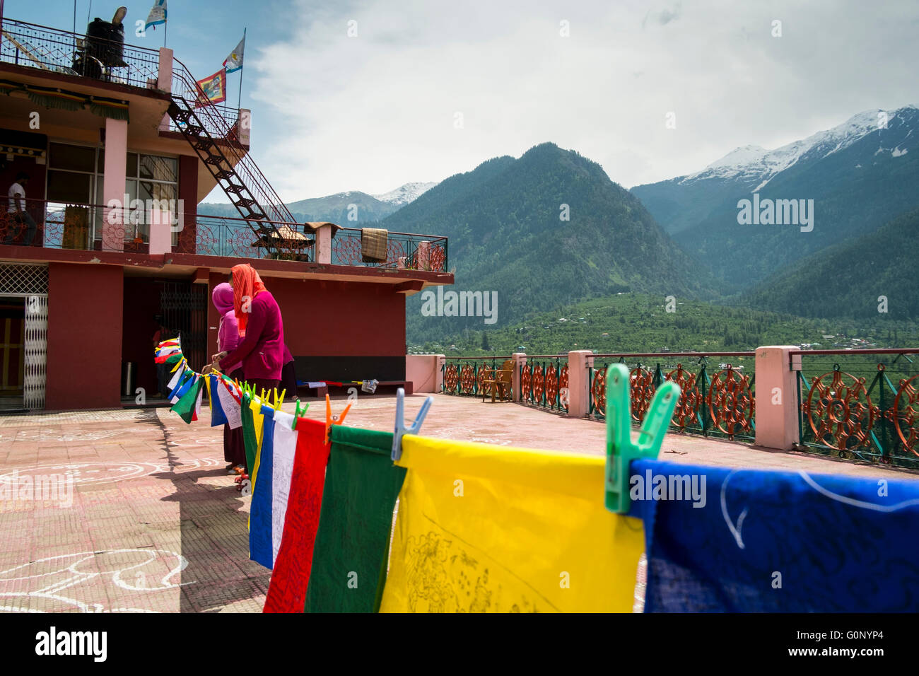 Buddhist monastery manali himachal pradesh hi-res stock photography and ...