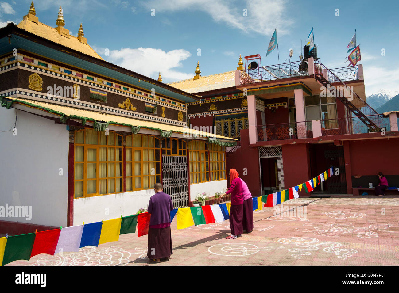 Buddhist monastery manali himachal pradesh hi-res stock photography and ...
